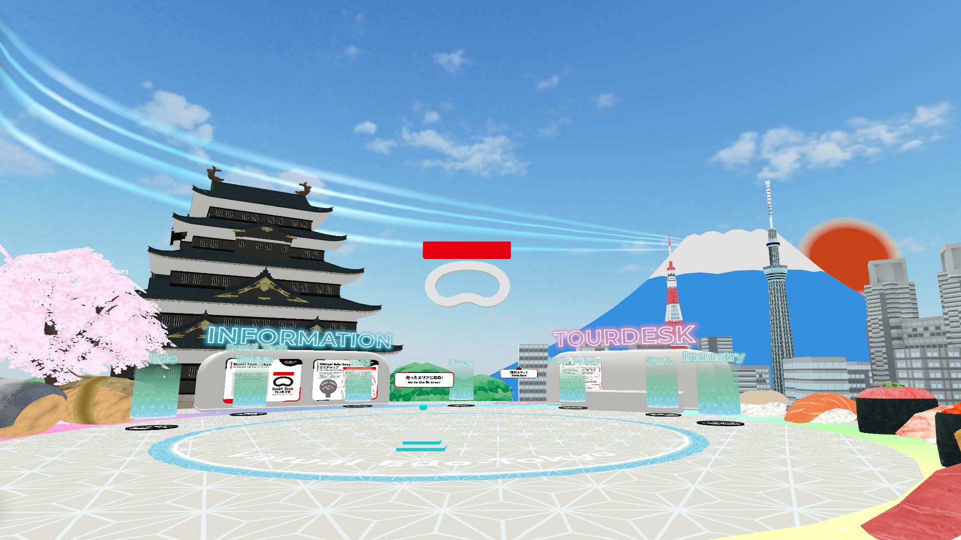 Virtual Edo-Tokyo Entrance | メタバースプラットフォーム cluster（クラスター）