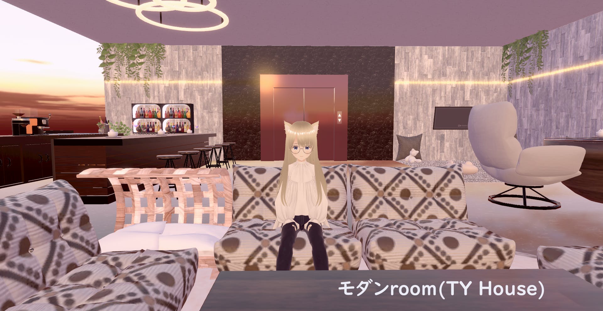 モダンroom(TY house) | メタバースプラットフォーム cluster（クラスター）