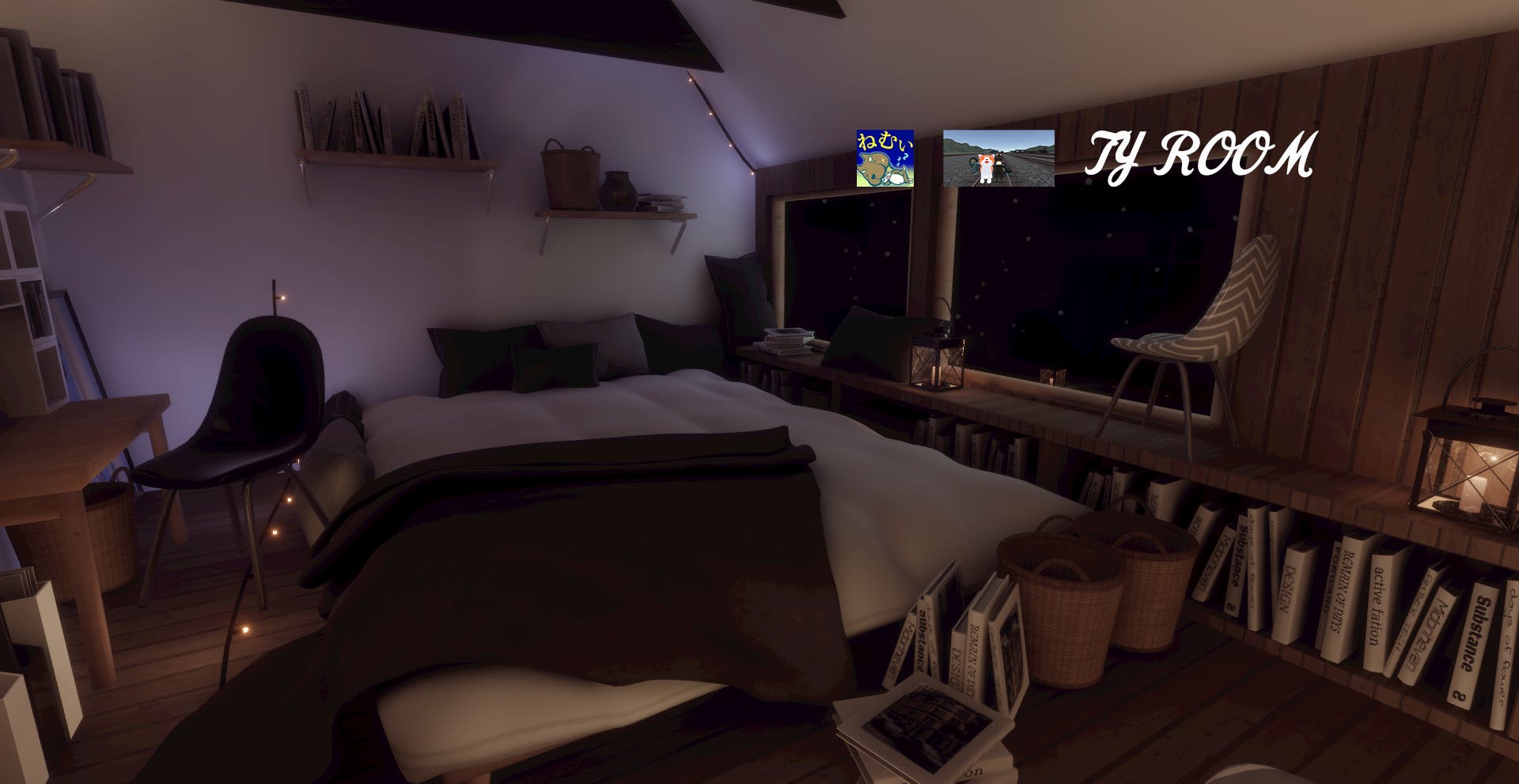 TY ROOM(作業部屋） | メタバースプラットフォーム cluster（クラスター）