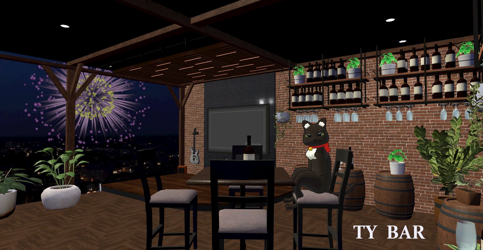 TY BAR | メタバースプラットフォーム cluster（クラスター）