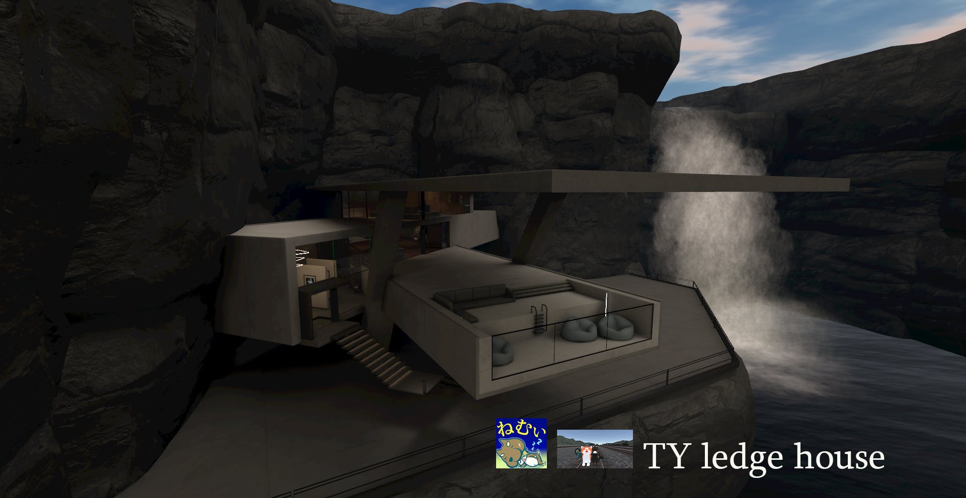 TY Ledge house | メタバースプラットフォーム cluster（クラスター）