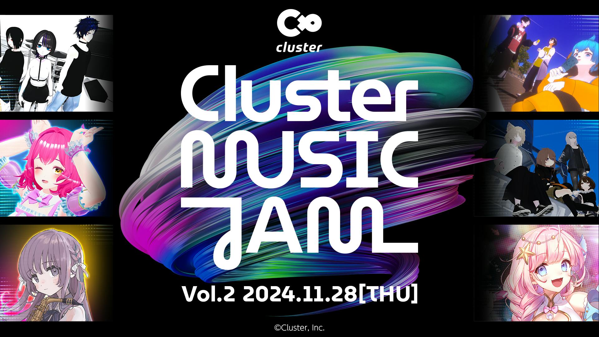 ClusterMUSICJAM Vol.2 | メタバースプラットフォーム cluster（クラスター）