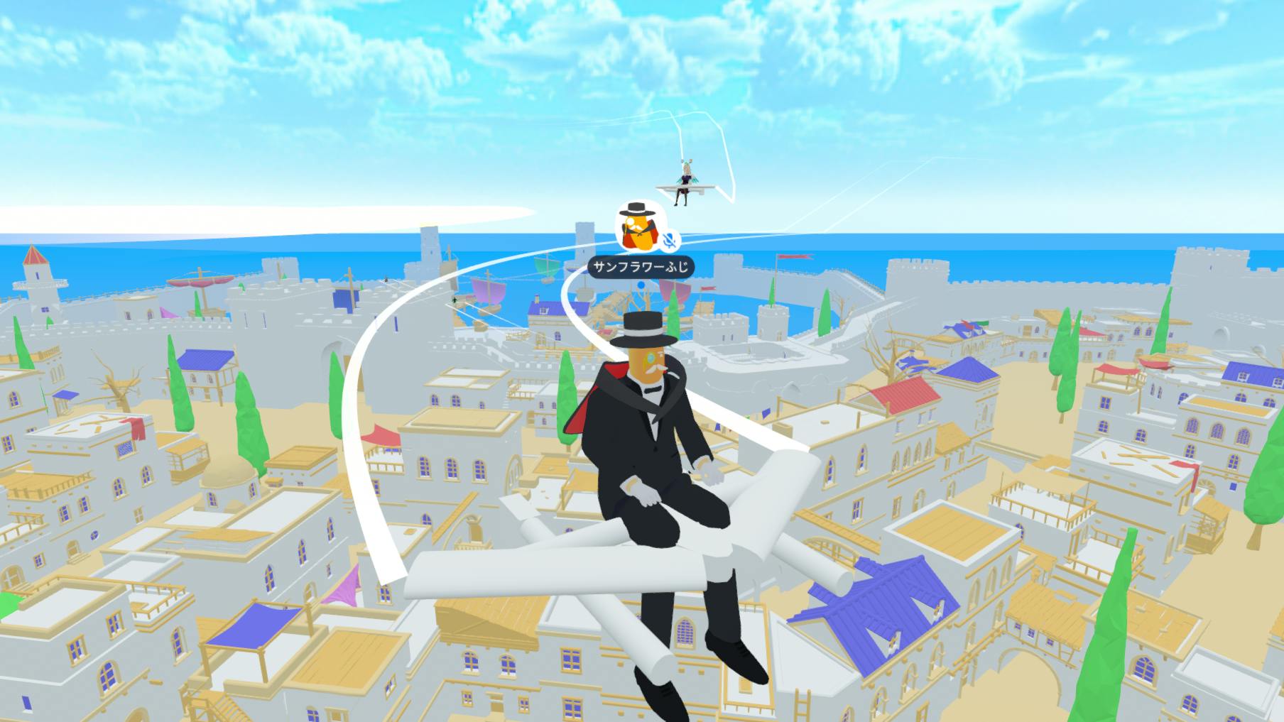 Test times “Adjusting the Flying Boat Game” | Metaverse Platform - Cluster