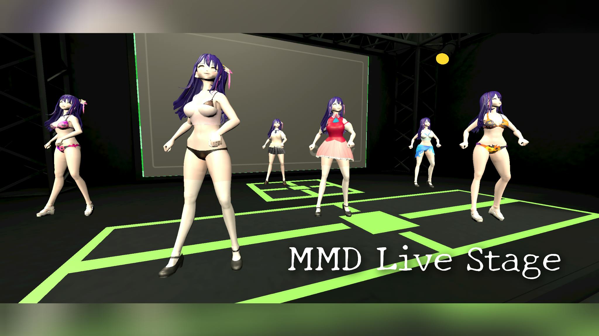 Hoshino MMD Live Stage | メタバースプラットフォーム cluster（クラスター）