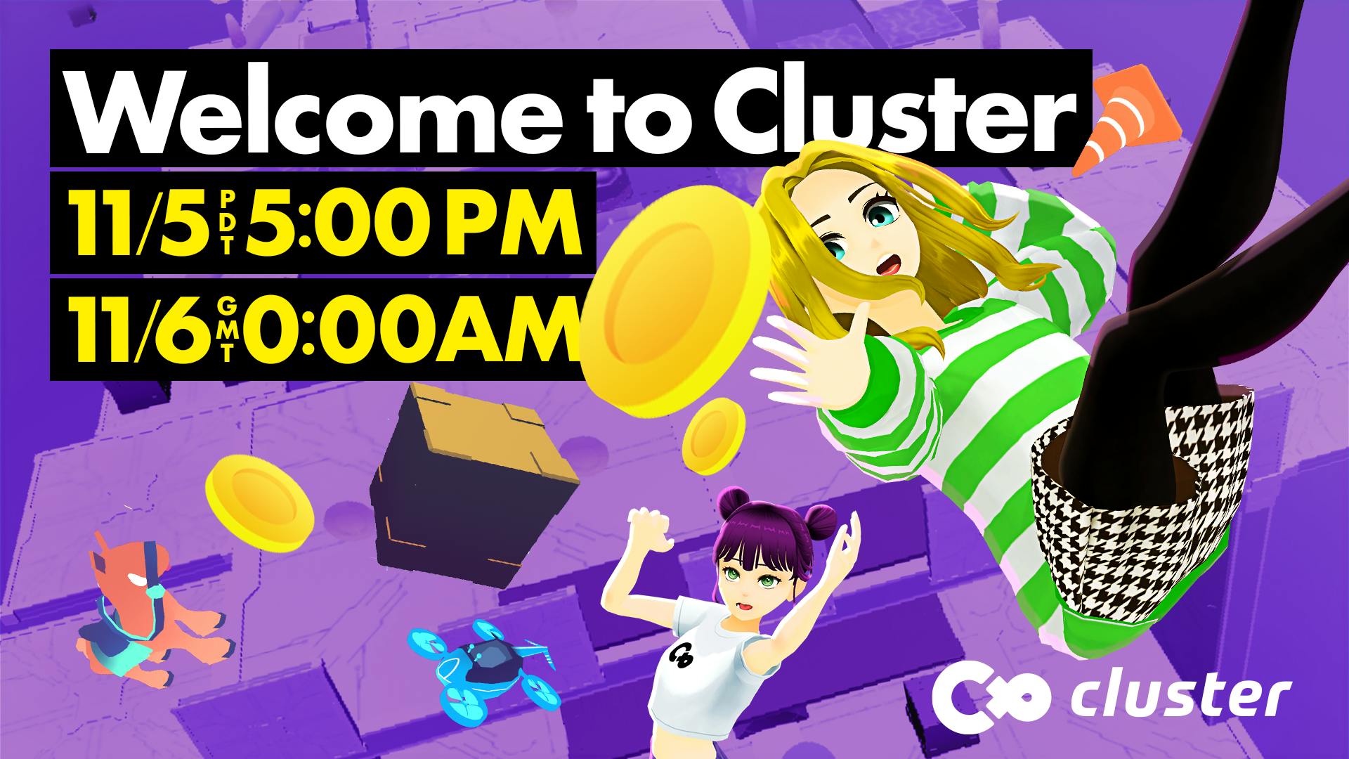 Welcome to Cluster | Metaverse Platform - Cluster