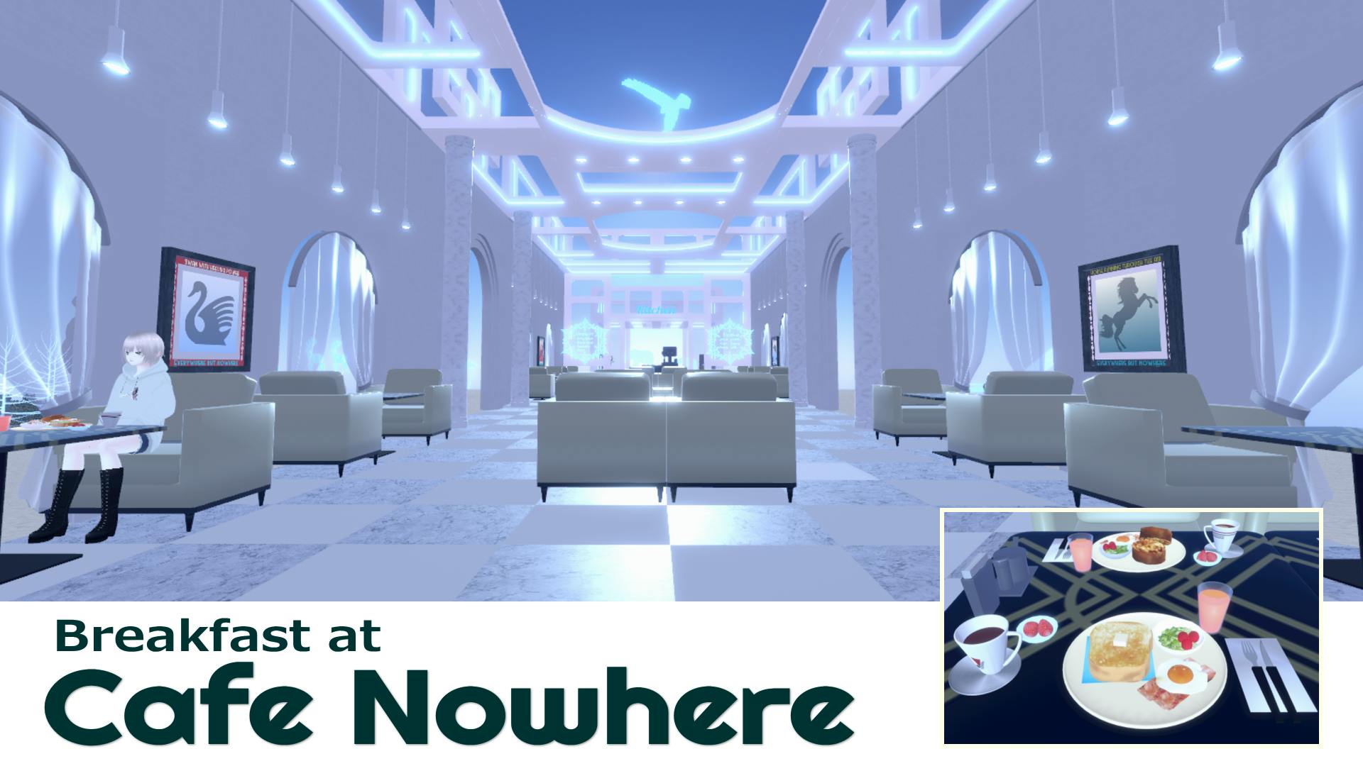 Cafe Nowhereで朝食を | メタバースプラットフォーム cluster（クラスター）