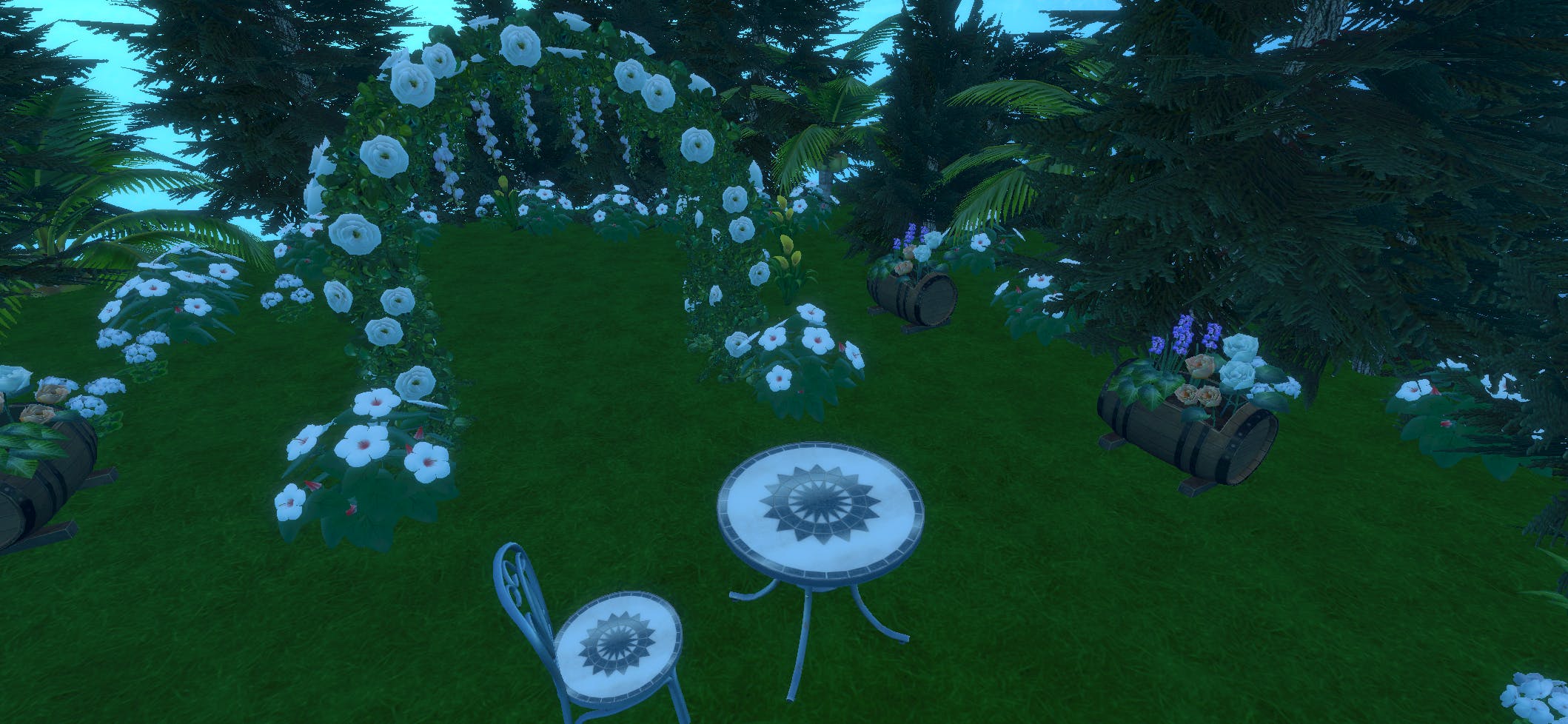 植物に囲まれる場所 | Metaverse Platform - Cluster