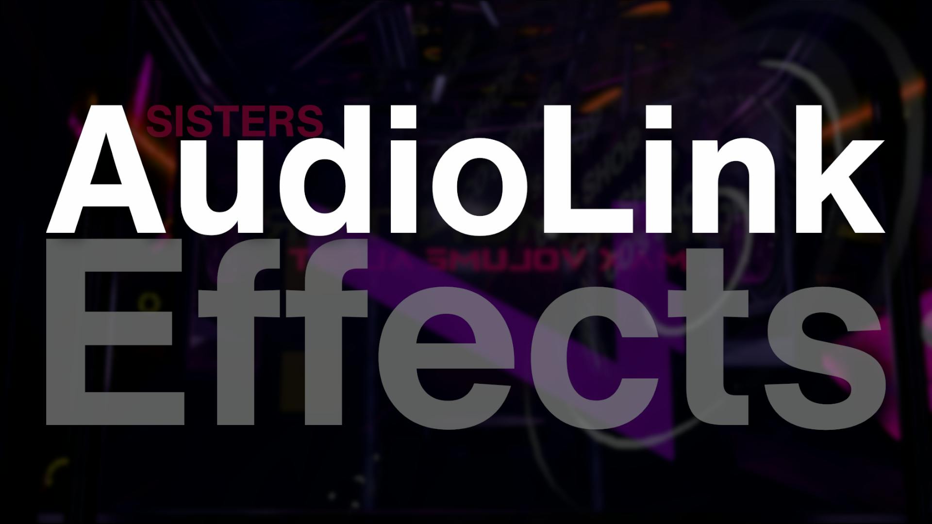 【AudioLink Effect・DJ】club SISTERS-Small★ | メタバースプラットフォーム cluster（クラスター）